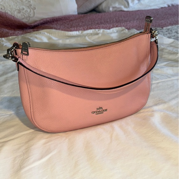 Coach | Bags | Coach Pebble Chelsea Crossbody 5689 Peony Pink ...